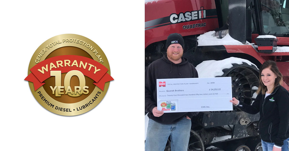 Cenex Total Protection Plan® Warranty: Protect your equipment investment